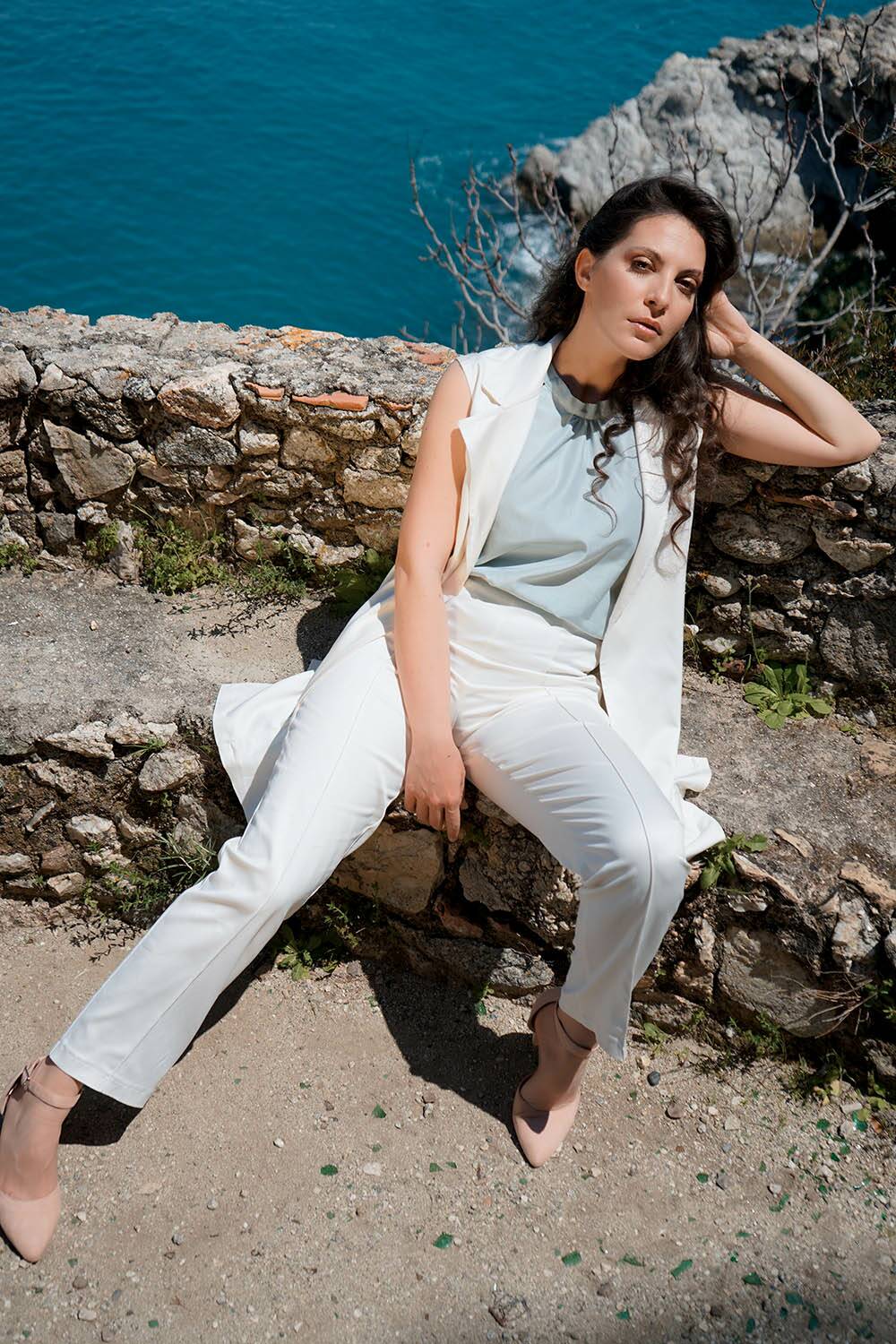 Pantalone aderente bamboo ecologico modello senza tasche - Malìa Lab